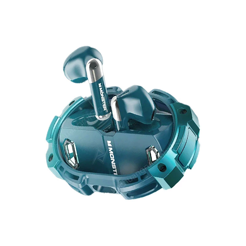 ایرپاد و هندزفری گیمینگ بیسیم مانستر Monster AirMars XKT10 Pro Green